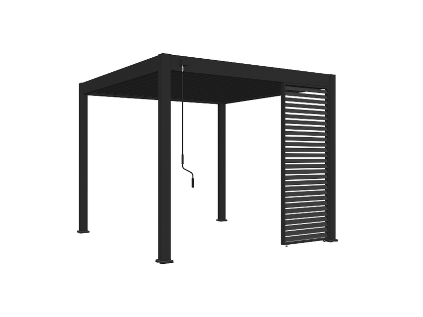 UMBRENTIC Louvre Screen, Privacy Horizon Screen Panel for Pergola ...