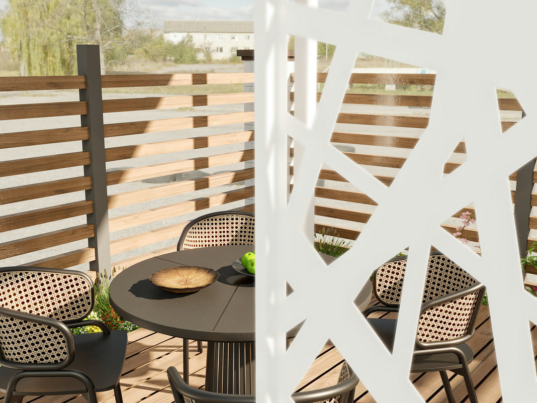 UMBRENTIC Louvre Screen, Deco Screen Panel for Pergola – Umbrentic Pergola