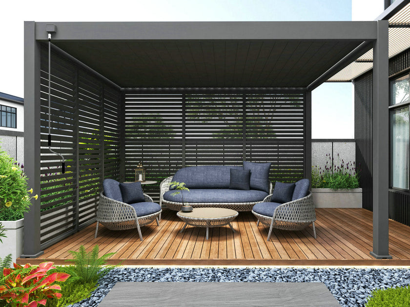 Modern Aluminium Pergola | Garden Pergola Manufacturer – Umbrentic Pergola