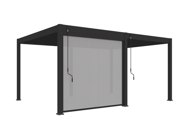 UMBRENTIC Electric Wind Screen for Outdoor Pergola – Umbrentic Pergola