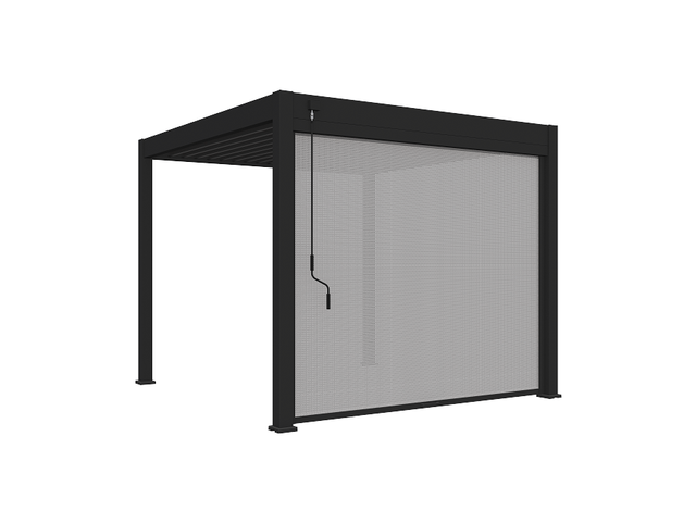 UMBRENTIC Electric Wind Screen for Outdoor Pergola – Umbrentic Pergola