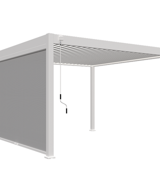 UMBRENTIC Mannual Wind Screen for Outdoor Pergola – Umbrentic Pergola