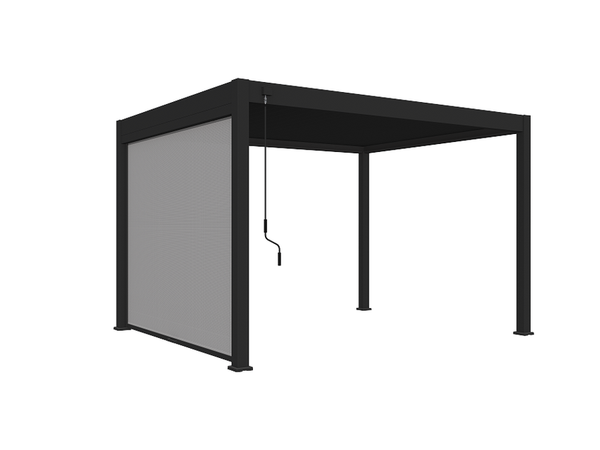 UMBRENTIC Electric Wind Screen for Outdoor Pergola – Umbrentic Pergola