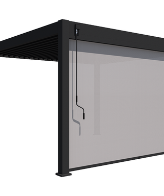 UMBRENTIC Electric Wind Screen for Outdoor Pergola – Umbrentic Pergola