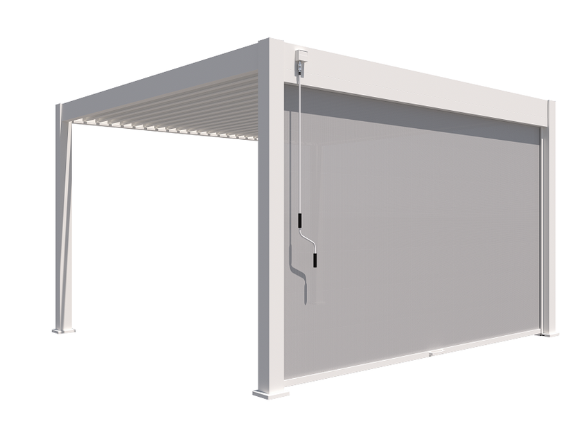 UMBRENTIC Electric Wind Screen for Outdoor Pergola – Umbrentic Pergola