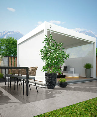 UMBRENTIC Electric Wind Screen for Outdoor Pergola – Umbrentic Pergola