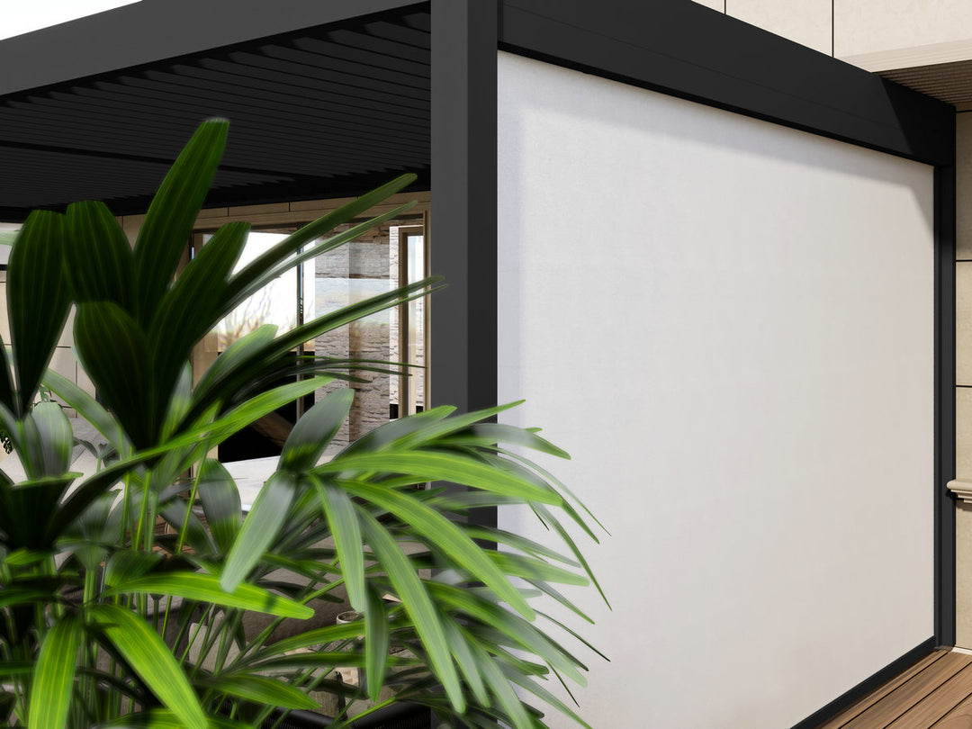 UMBRENTIC Electric Wind Screen for Outdoor Pergola – Umbrentic Pergola